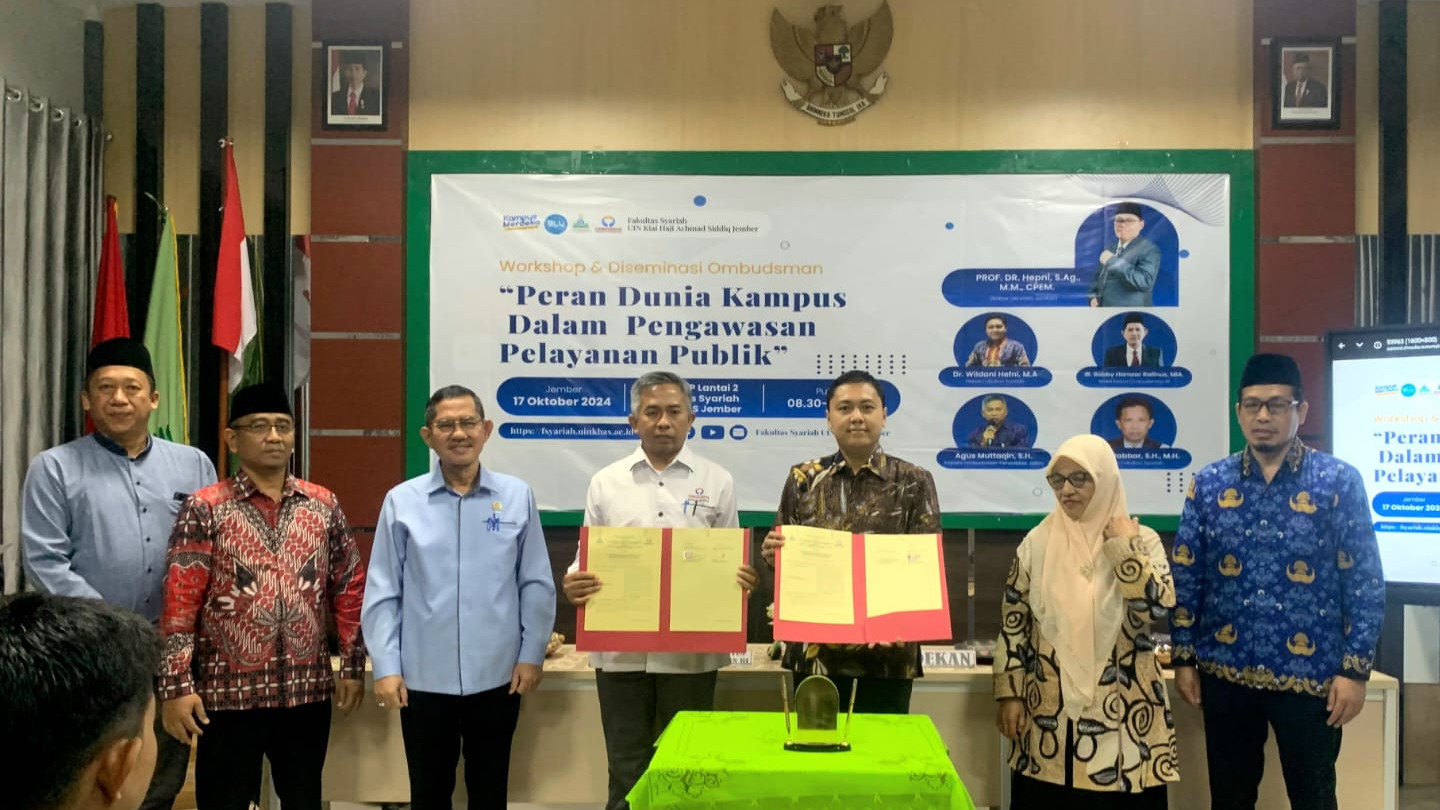 Fakultas Syariah UIN KHAS Jember dan Ombudsman RI Sinergi Pengawasan Pelayanan Publik